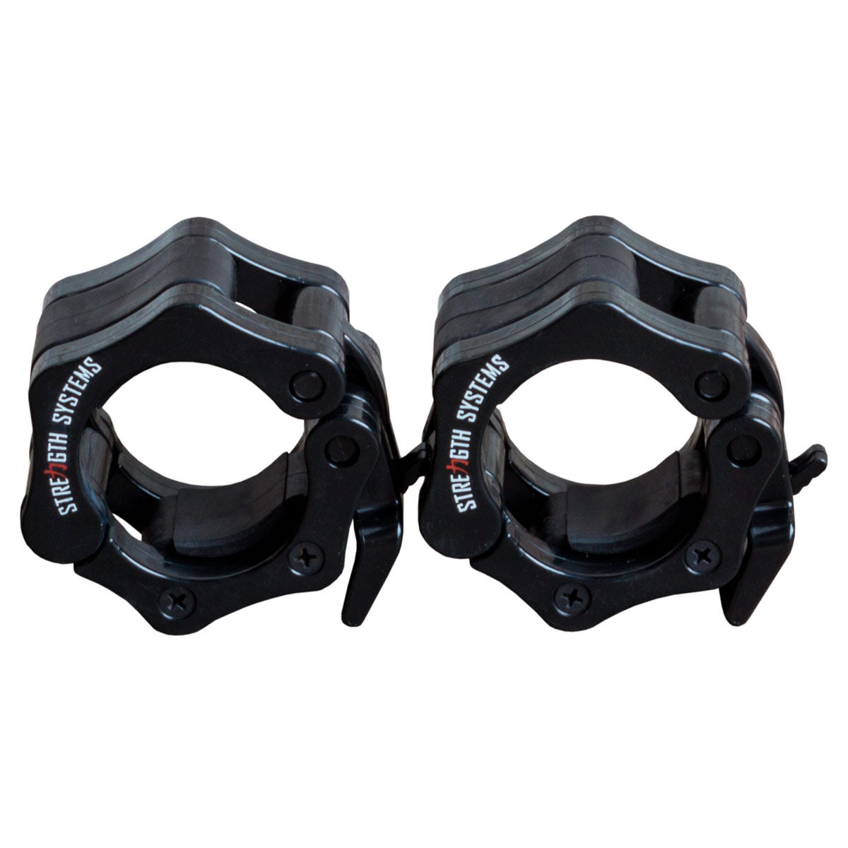 Strength Shop Olympic Flip Lock Collars Black (Pair)