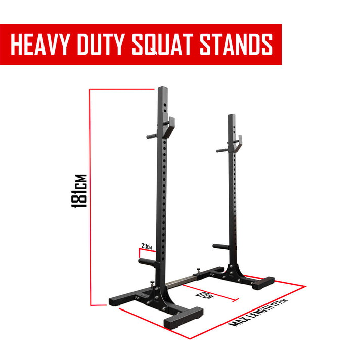 Heavy Duty Squat Stands — Strength Shop
